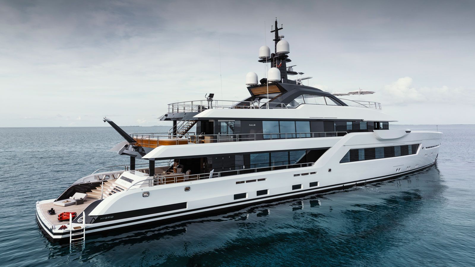 On board the second Amels 60 superyacht Entourage